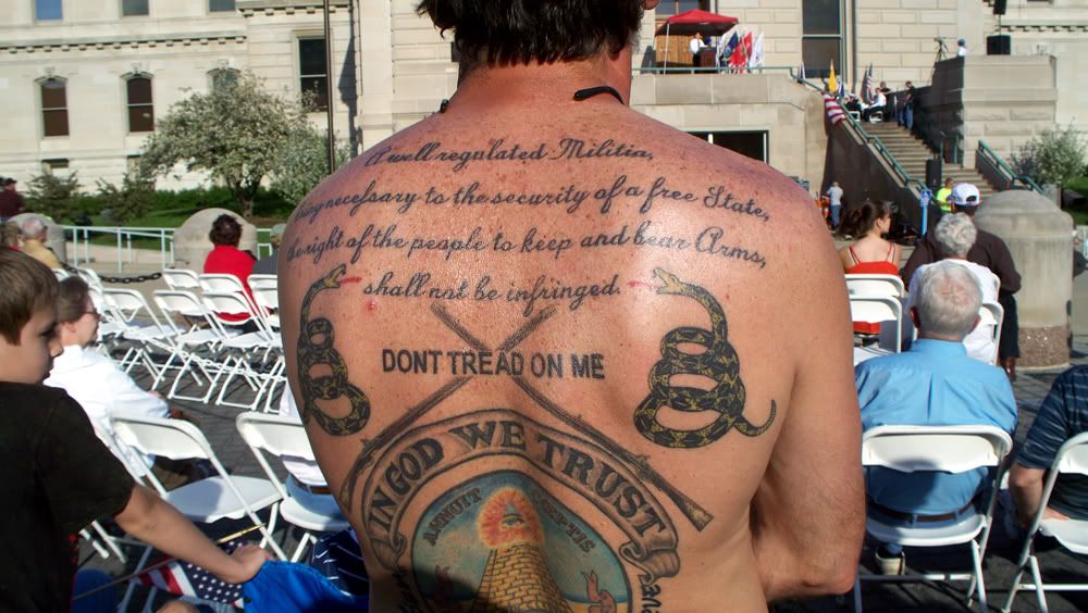 Constitution Scroll Tattoos